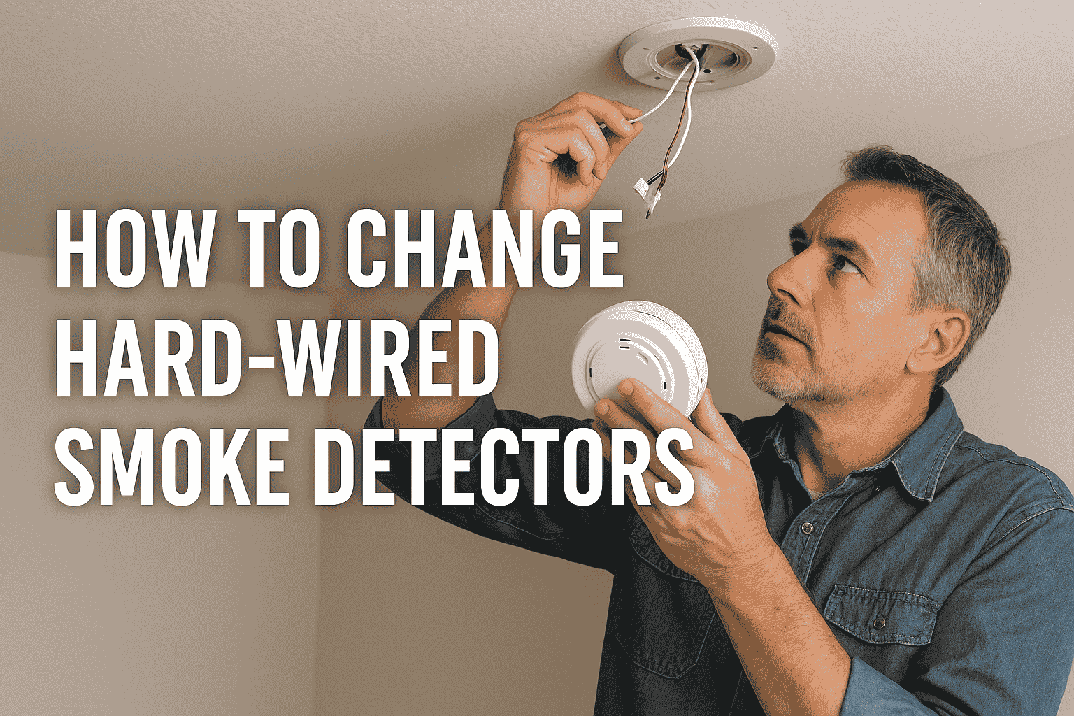 How to Change Hard-Wired Smoke Detectors